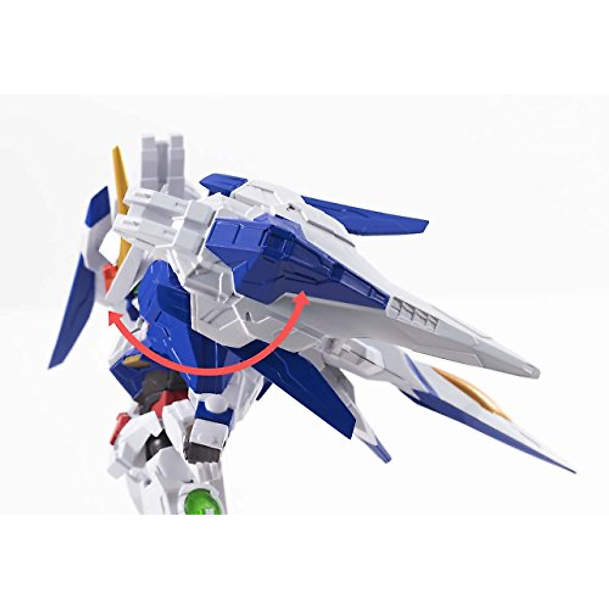 TAMASHII NATIONS Bandai Nxedge Style 00 Gundam and 00 Raiser 00 Gundam Action Figure