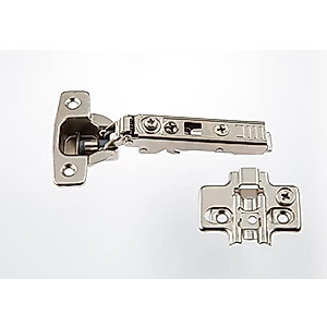 Hushed Hardware 20 Pack Frameless Full Overlay Adjustable Closing Speed Soft Close Cabinet Hinges. Premium Soft Close Hinges for Kitchen Cabinets. Self-Closing Door Hinges for Cabinet Door.
