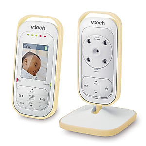 VTech VM311-13 Yellow Video Baby Monitor with Automatic Infared Night Vision, Talk-Back Intercom, Digitized Transmission & 1,000 feet of Range