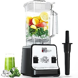 Aeitto Blender, Blenders for Kitchen with 1500-Watt Motor, 68 Oz Large Capacity, Countertop Professional Blenders for Ice Crush, Frozen Drinks (Sliver)