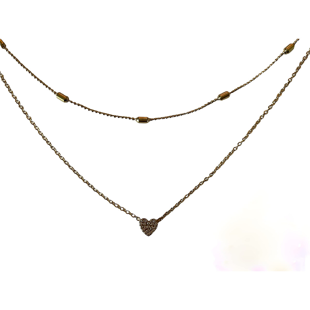 Fake nipple piercing with gold pleaded chain non piercing nipple noose stainless steel body sexy heart charm jewelry 12 in