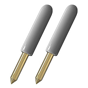 2 PCS Premium Fine Point Blade Compatible with Cricut Explore Air 2/Explore 3, Replacement Cutting Blades Compatible with Cicut Maker/Maker 3, Can Cut Most thinner Materials, Original Version