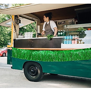 Black Parade Float Fringe,Black Fringe Banners,Black Fringe Garland,For Parade Float Decorations,Graduation Ceremony Decorations Festival Celebration,11.8 in x 9.8 ft,4 pack