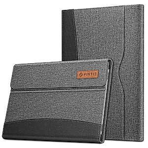 Fintie Case for Samsung Galaxy Tab S6 10.5" 2019 (Model SM-T860/T865/T867), [Supports S Pen Wireless Charging] Multiple Angle Portfolio Business Cover with Pocket Auto Sleep/Wake, Gray