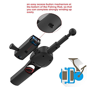 Rotary Fishing Rod Fishing Game Accessories Game Handle Grip Cover for NS Switch for Joy-Con Console Controller