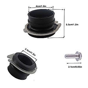 𝟮𝟬𝟮𝟯 𝙐𝙋𝙂𝙍𝘼𝘿𝙀 75499 Flex Coupler Garbage Disposal Replacement Parts Compatible with Insink-erator, Flexible Discharge Anti-Vibration Tailpipe Mount Coupling Replaces Part Number 74085