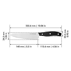 HENCKELS Definition 2-pc Prep Knife Set, Chef Knife, Paring Knife, Kitchen Knife Set, Stainless Steel