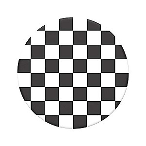 PopSockets: Phone Grip with Expanding Kickstand, Pop Socket for Phone - Checker Black