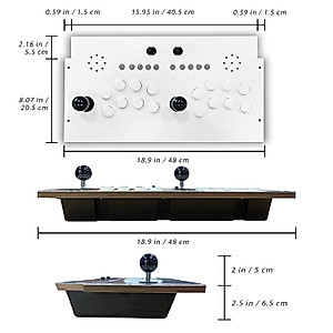 Switch Fighting Stick for Arcade1Up Cabinet, Play Your Switch arcade stick on The Cabinet, Modded Switch Joysticks Specially Designed for Arcade1Up