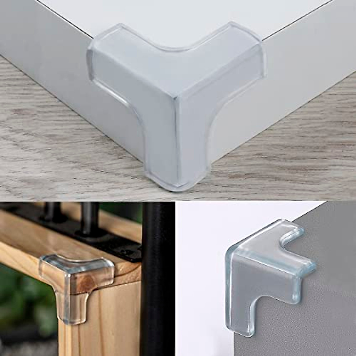 Semjikoy 12 Corner Protectors Safety Corner Protectors for Baby Transparent Corner Protectors for Covering Sharp Furniture and Table Corners