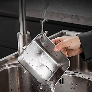 GRZJOPP 6Pcs Stainless Steel Snack Containers Small Food Storage Containers with Lids Perfect Metal Food Containers Prep Bowl Sets for Fruit Candy Nut