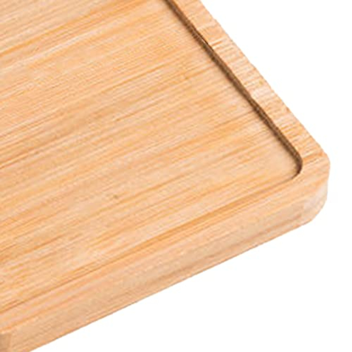 Leefasy 2Pieces Wooden Vanity Tray, Soap Dispenser Tray Pedestal Stand Countertop Organizer Holder Soap Holder Bathroom Tray, for Kitchen Sink Bathroom Home, Round and Square