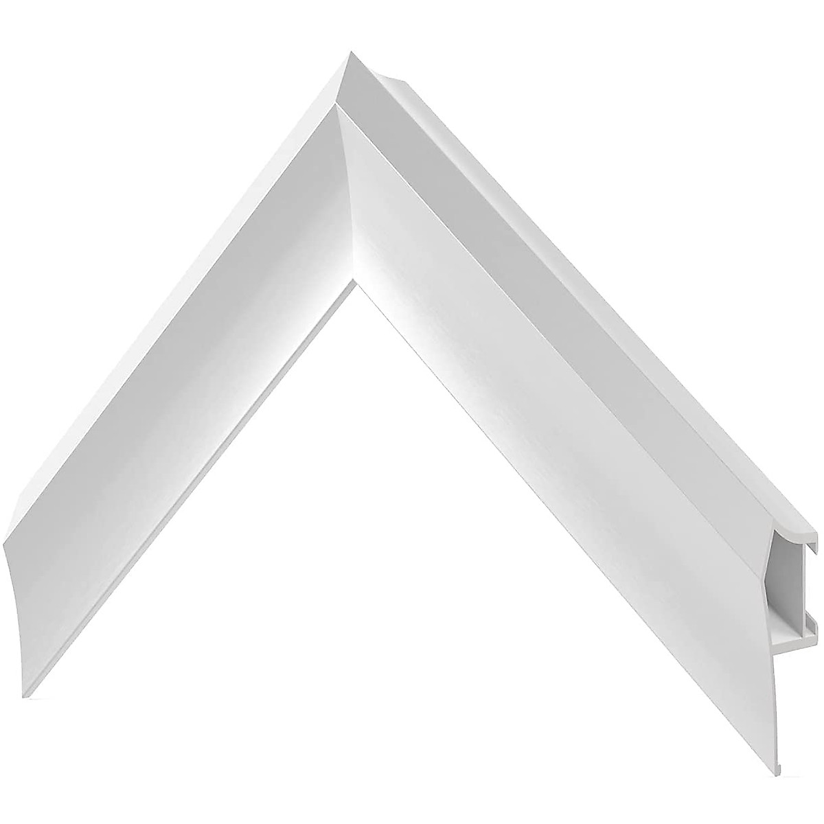 Frame My TV Deco TV Frames Alloy Prismatic - Pure White Bezel Compatible ONLY with Samsung The Frame TV (32", Fits 2021-2024 Frame TV)