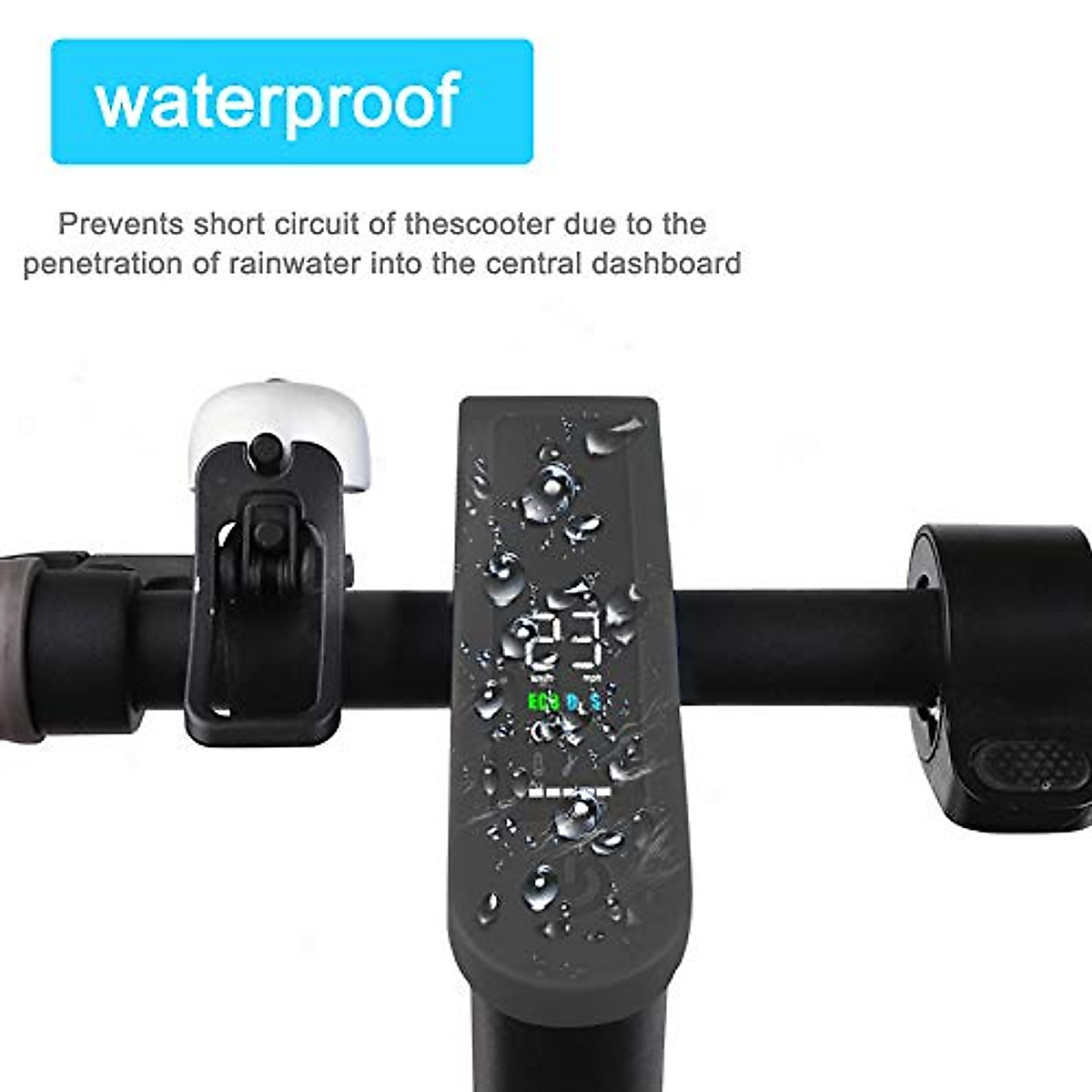 TOMALL Waterproof Silicone Protective Cover Case Central Control Panel Dust Proof Protective Shell Dashboard Cover Protective Compatible for Xiaomi Mijia M365/M365 Pro Electric Scooter