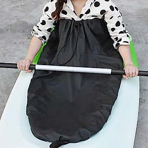 Life Kayak Spray Skirt, Adjustable Nylon Boat Canoe Surf Kayak Cockpit Cover Waterproof Cover Water Sports Accessory