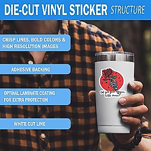 Miraki Cat Got Your Tongue Little Mouse Sticker, Smut Stickers, Romance Stickers, Water Assitant Die-Cut Vinyl Stickers Decals for Laptop Phone Kindle Journal Water Bottles, Stickers