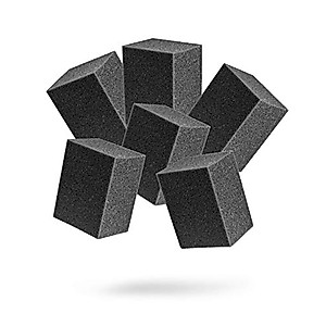 Adam's Block Applicator (6 Pack) – Trim Dressing & Tire Shine Applicator Pad for Car Detailing | Reusable & Customizable Durafoam | for Use After Car Wash Wheel Cleaner