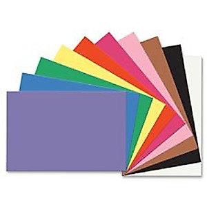 PAC6617 Pacon Construction Paper, 18x24, 50Shts, 15/PK, Orange