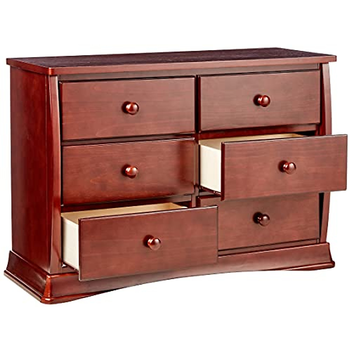 Delta Children Bentley Six Drawer Dresser, Black Cherry Espresso