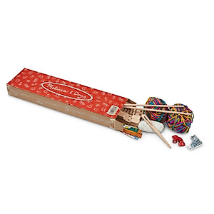 Melissa & Doug Wooden Multi-Craft Weaving Loom (Arts & Crafts, Extra-Large Frame, Frustration-Free Packaging)