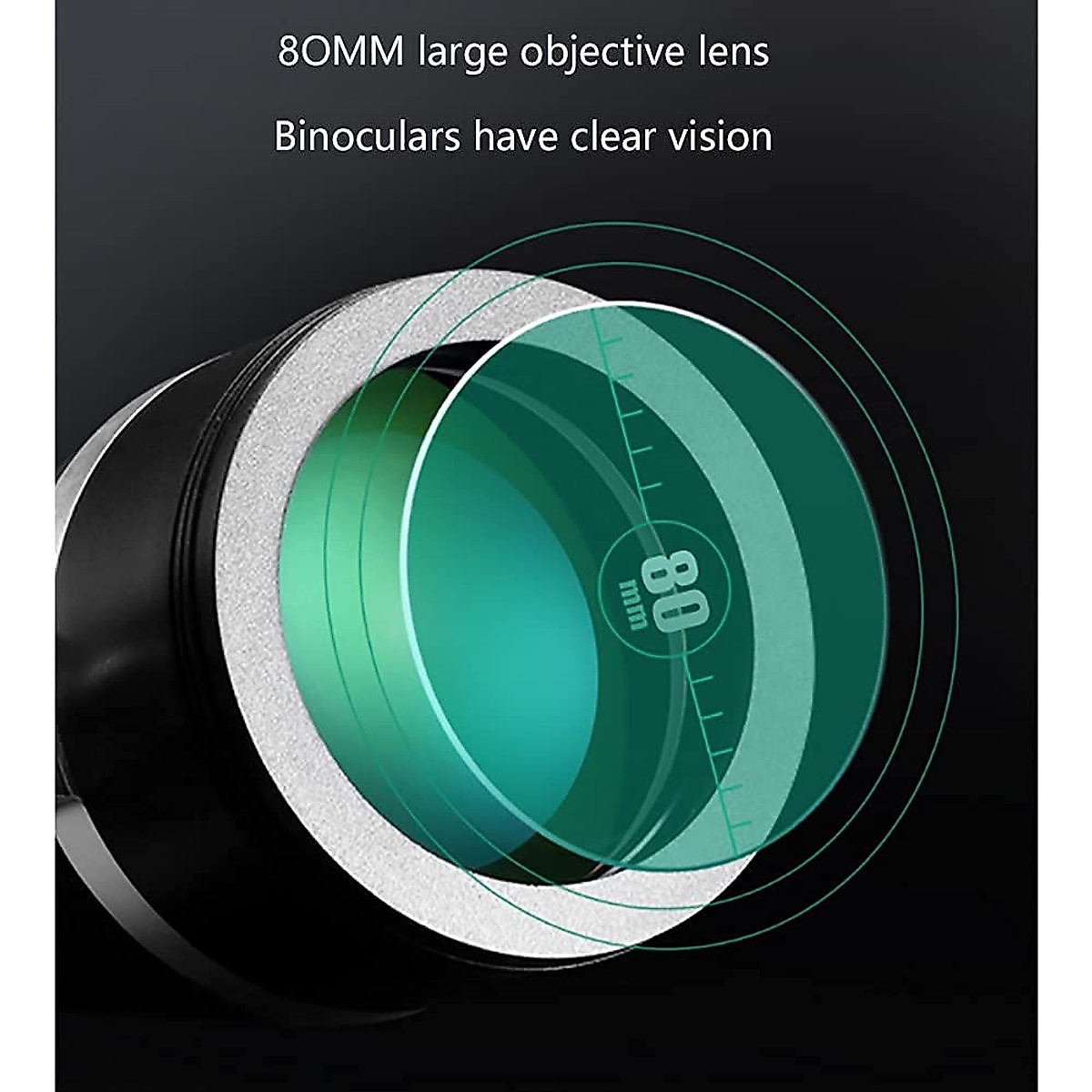 20X80 Binoculars Powerful HD Binoculars with Tripod BAK-4 Prism FMC Lens for Bird Watching Hunting Outdoor Sports Handheld Telescope