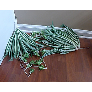 CHSGJY 2 Chlorophytum Grass Vine Artificial Flower Bush Spider Hanging Home Garden Decor