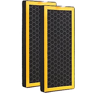 FMDZFL 2-Pack Carbon Replacement Filters Compatible with HoMedics PetPlus at-PETODR Filter and TotalClean at-OFL Filter for AT-PET01, AT-PET02