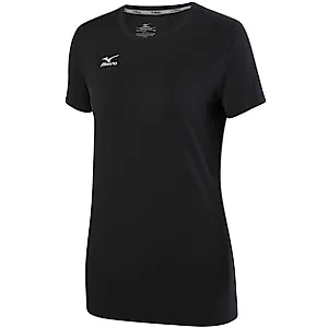 Mizuno Women's Volleyball 2.0 Attack Tee Shirt Black , Large