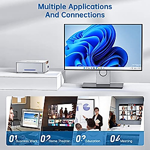 KAMRUI Mini Computers,12GB RAM 256GB SSD Intel 11th Mini Desktop Computers, N5105 Mini PC Windows 11 Pro(Up to 2.9GHz), Micro PC Support 4K HDMI, VESA, 2.4G/5G WiFi BT Home Office