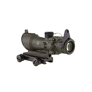 Trijicon ACOG TA01-D-100318 4x 32 Tritium Only, Center Illuminated Amber Crosshair .223 Reticle Scope, OD Green
