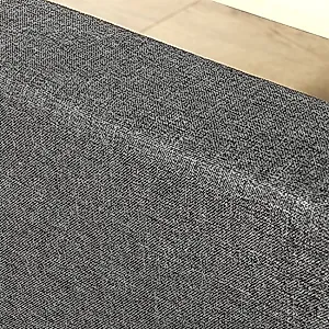 ZINUS Curtis Upholstered Platform Bed Frame / Mattress Foundation / Wood Slat Support / No Box Spring Needed / Easy Assembly, Grey, King