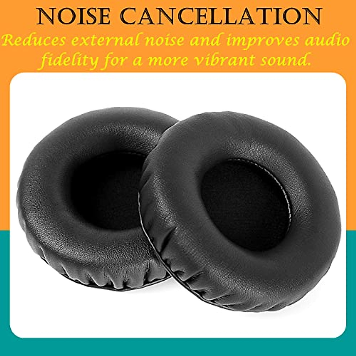 TaiZiChangQin PC 960 Ear Pads Ear Cushions Mic Foam Kit Replacement Compatible with Logitech PC Headset 960 USB ( Protein Leather Earpads )