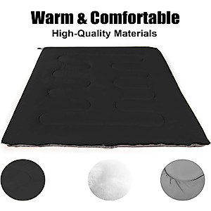 Sleeping Bags Bulk 10 Pack Envelope Sleeping Bags, 4 Seasons Warm or Cold Lightweight Indoor Outdoor Sleeping Bags for Adults, Backpacking, Camping