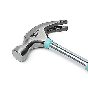 Amazon Basics Household Tool Set with Tool Storage Box - 150-Piece, Turquoise