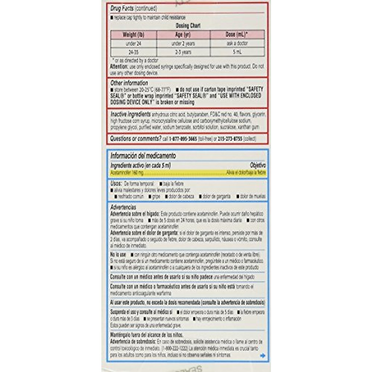 Infants' Tylenol Cherry Flavor - 2 oz. - 2 pk.