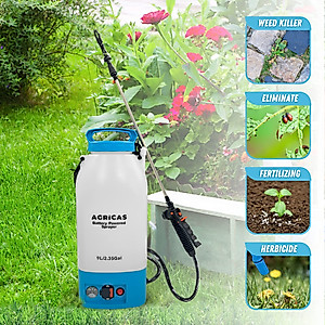 AGRICAS 2.35 Gallon Battery Powered Sprayer