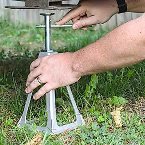 Dumble RV Stabilizer Jacks Camper Leveling Blocks 2-Pack – Heavy Duty Leveling Blocks for Trailer, Camper, Motorhome