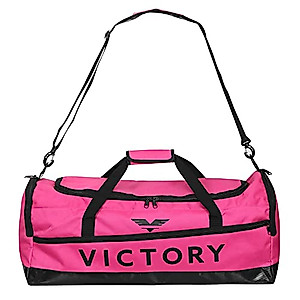 Victory Martial Arts Large Breathable Duffle Bag for MMA Gear, Boxing Gear, Gym or other Sports (Pink)