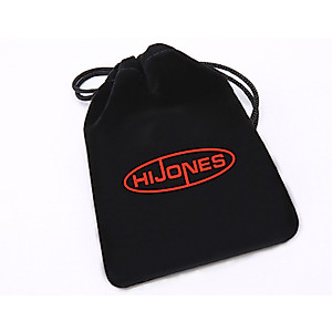 HIJONES Men's Women's Stainless Steel Small Hoop Huggie Hinged Earrings Ear Stud Piercings Black