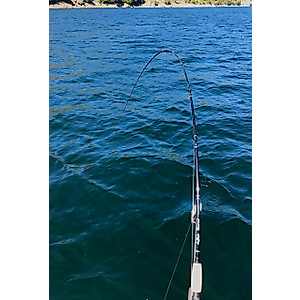 Montana Tackle 7' 6" Light Action Kokanee Salmon Downrigger Rod: “PRO KOKANEE III