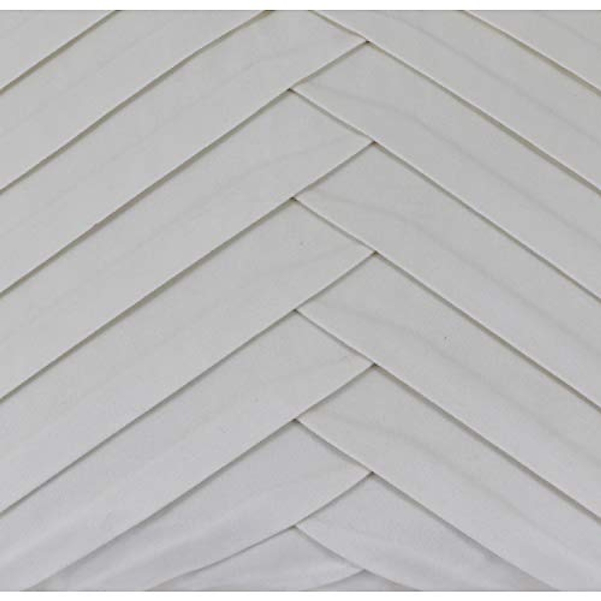 Thro by Marlo Lorenz Velvet Pillow, 1 Count (Pack of 1), Soft White