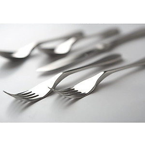 Knork Original Dinner Fork, Single Piece, Silver Matte