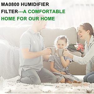 TOMOON MAF2 Super Wick Humidifier Filter Replacement -Compatible with Essick Air AIRCare MA0800 MA0600 MA060 MA08000 and 1540817006 29706 29988 Series Humidifiers,2 Pack