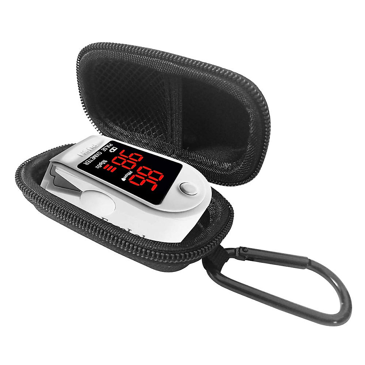 DailyU Travel Case for FaceLake FL400 Pulse Oximeter White(CASE ONLY)