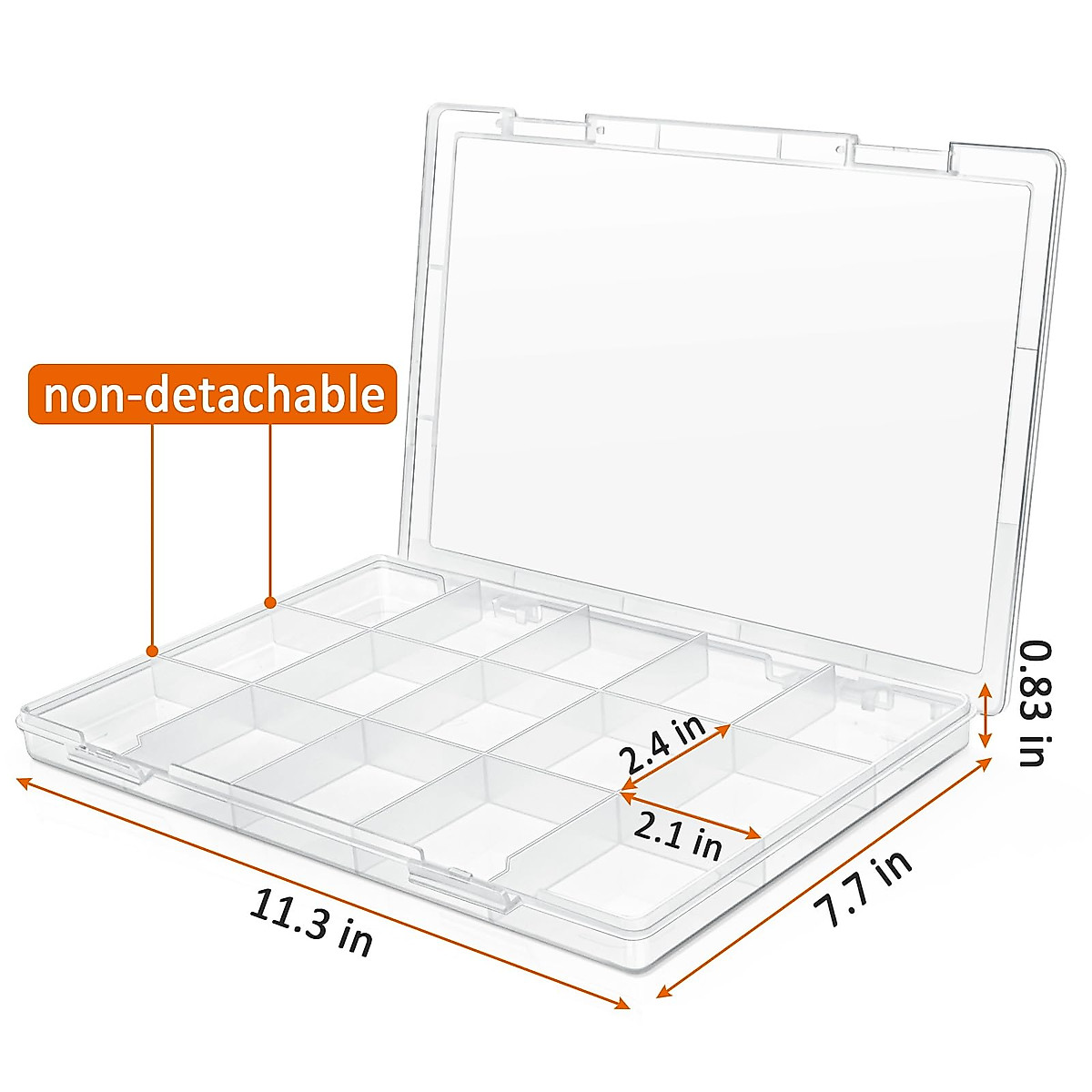 Shoe Charm Holder, Portable Shoe Decoration Storage Box Fit Croc Charms, Shoe Charms Organizer For Sandals, Sneakers