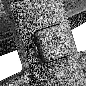 Adjustable Headrest for Office Chair, Universal Chair Head Neck Support Cushion Attachment Elastic Sponge Nylon Frame Head Rest Detachable Upholstered for Ergonomic Chair,Headrest Only (Black3.0)