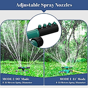 Sprinkler, Sprinklers for Lawn Garden Oscillating Water for Lawns Large Yard Area Hose Rotating Watering Grass Outdoor