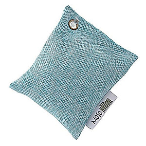 Moso Natural Air Purifying Bag for the Refrigerator and Freezer. (2 Pack) A Scent Free Odor Eliminator and Produce Saver