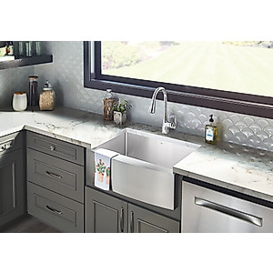 Moen Arbor Chrome Motionsense Wave Touchless One-Handle Pulldown Kitchen Faucet Featuring Power Clean, 7594EWC