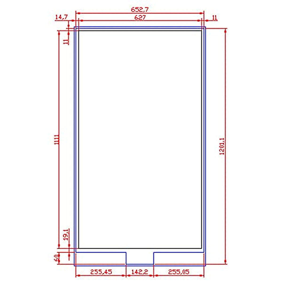 Multi Touch foil Film for 50Inch IR Touch Frame Window Display Capacitive Touch Switch for Interactive Touchscreen